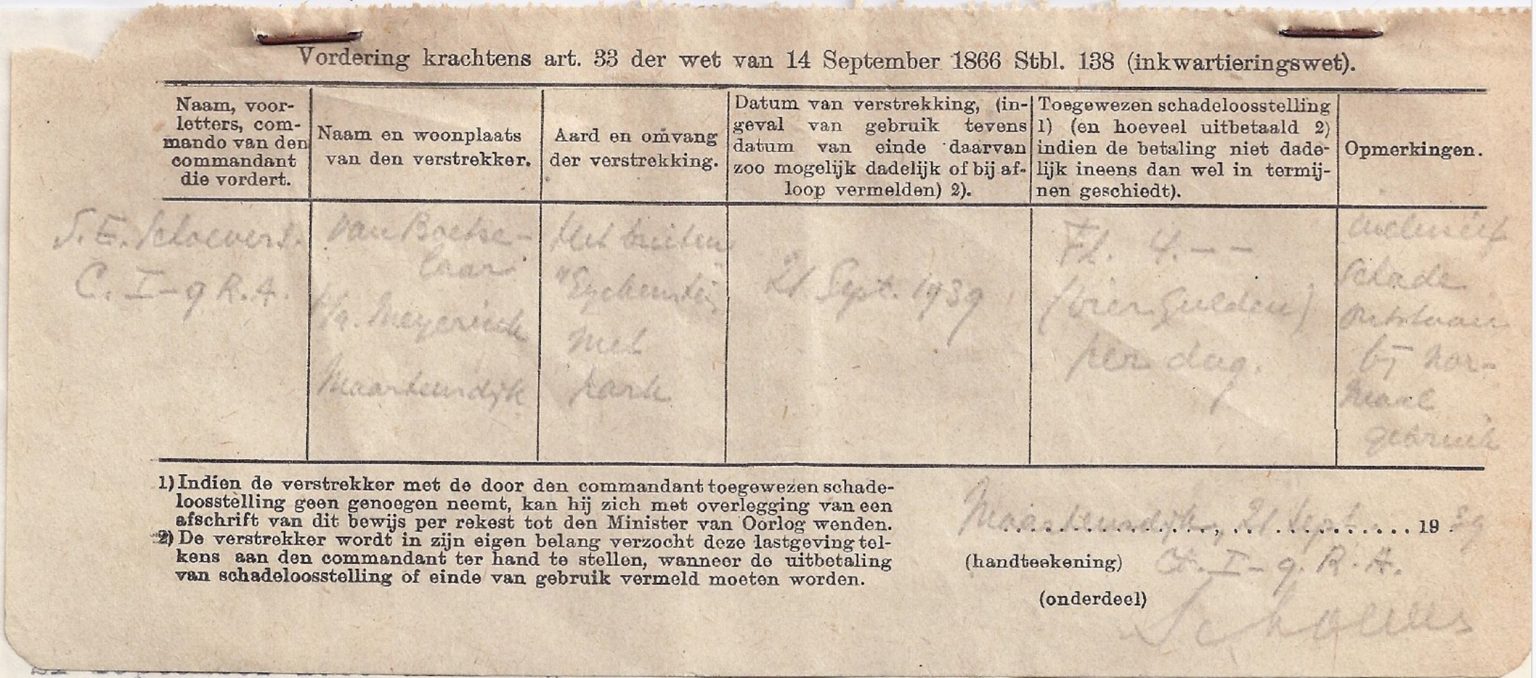 Hoe verging het Eyckenstein in de oorlog? - Online Museum de Bilt